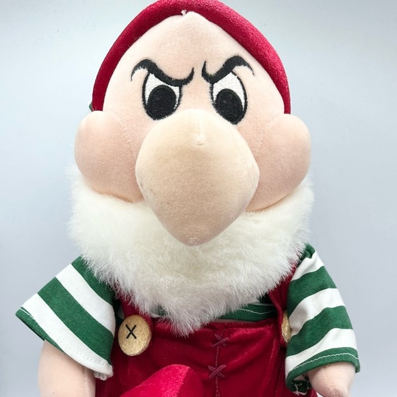 Disney | Toys | Disney Store Exclusive Grumpy Christmas Elf Plush 6 ...